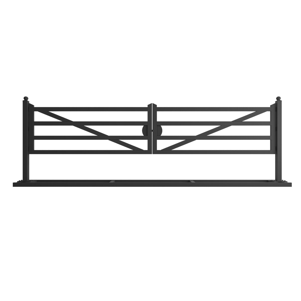 FLASH SALE! Chery Industrial 20ft Farm Metal Driveway Gate with ...