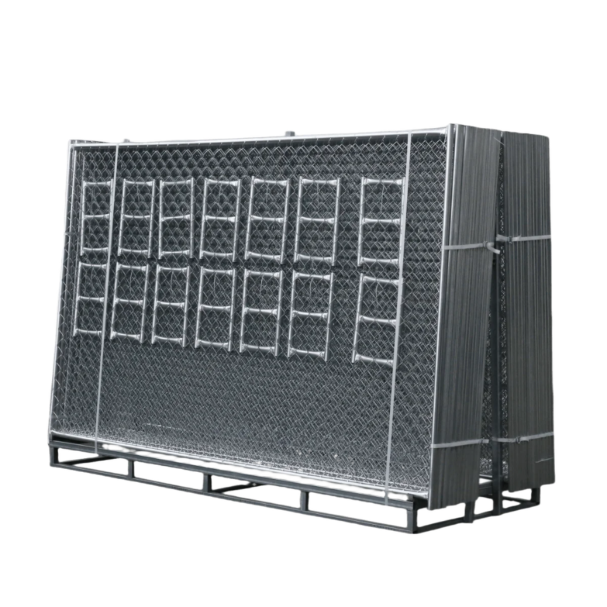 FLASH SALE! Chery Industrial 10 x 6 ft Chain‑Link Construction Fence 20 ...