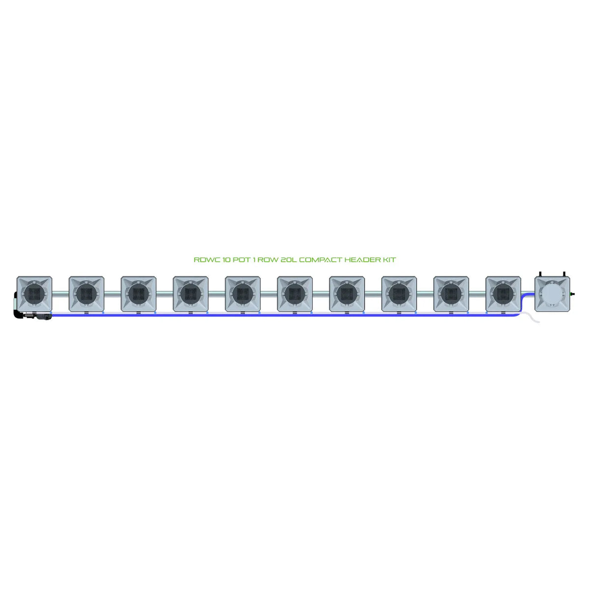 Alien Hydroponics RDWC 10 Pot 1 Row Kit – The Imperial Luxe