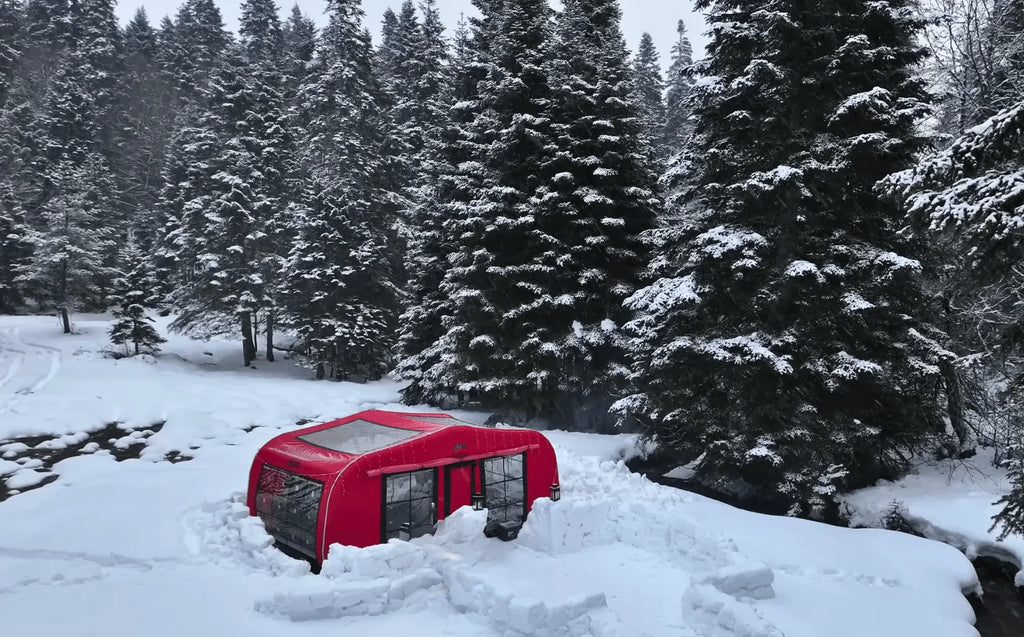 Sonmez Outdoor Air Capsule XXL Inflatable Tent with Digital Air Pump ...