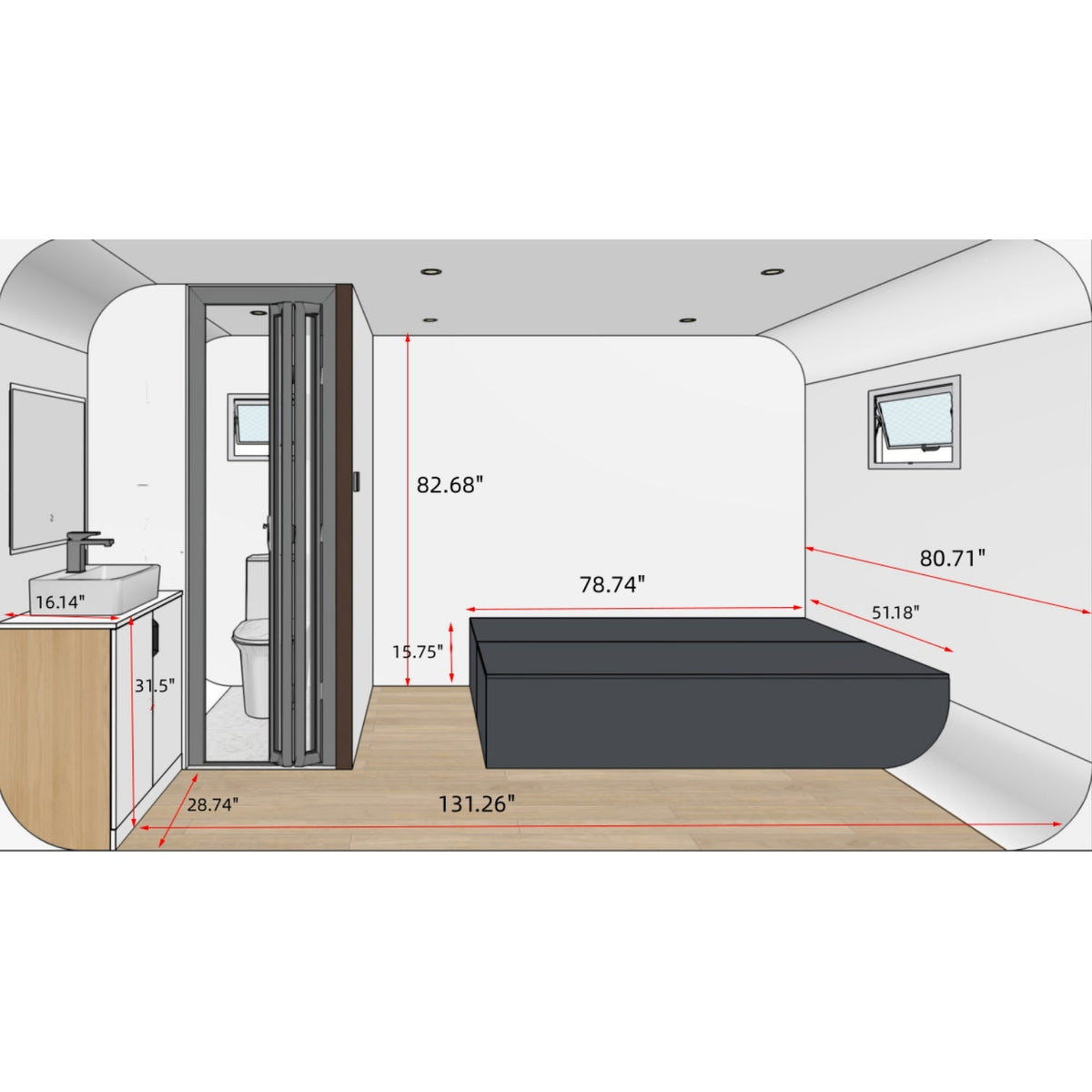 FLASH SALE! Chery Industrial 13ft Outdoor Living and Working Tiny House ...