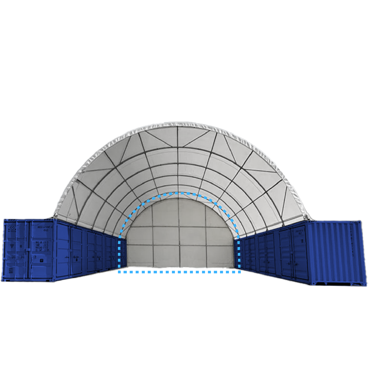 FLASH SALE! Chery Industrial Back Wall for Container Canopy Shelter 40 ...