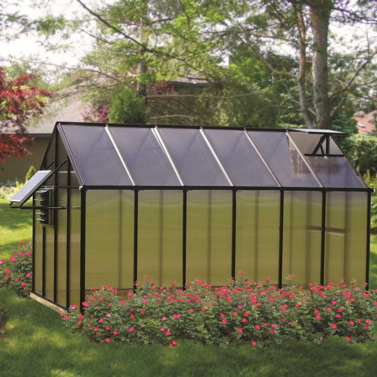 FLASH SALE! Riverstone MONT Mojave 8 ft Wide Aluminum Finish Solar ...