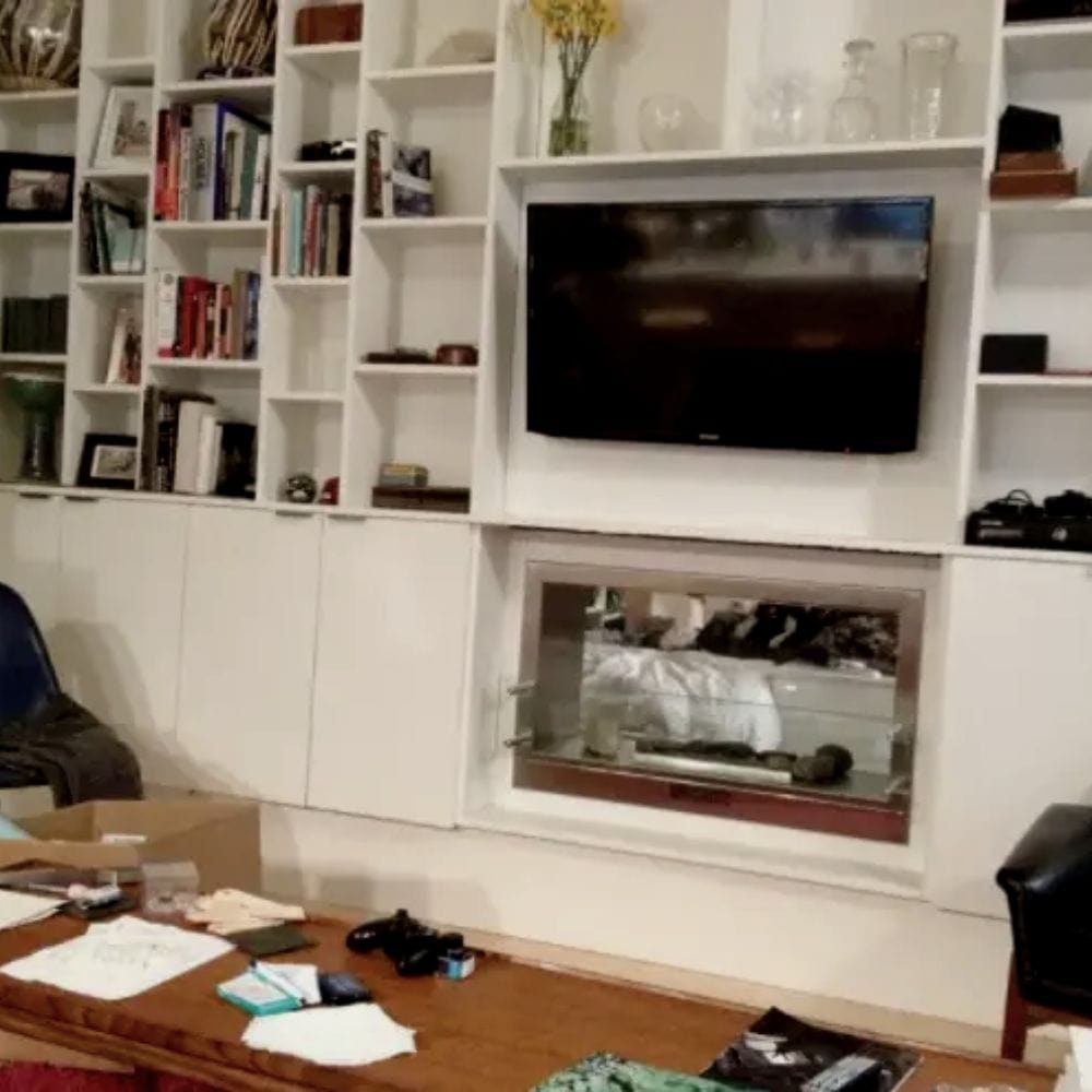 The Bio Flame 38-Inch Smart Firebox DS - See-Through Ethanol Fireplace ...