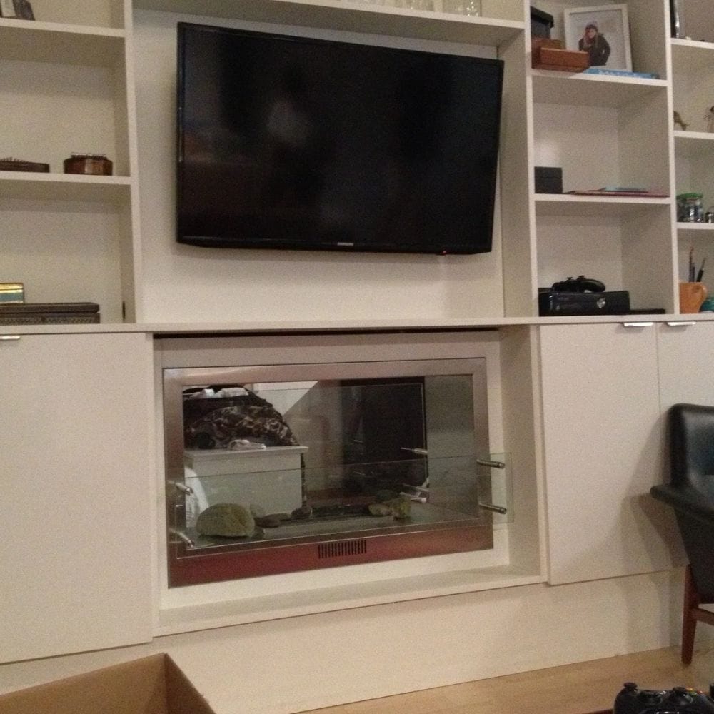 The Bio Flame 38-Inch Smart Firebox DS - See-Through Ethanol Fireplace ...