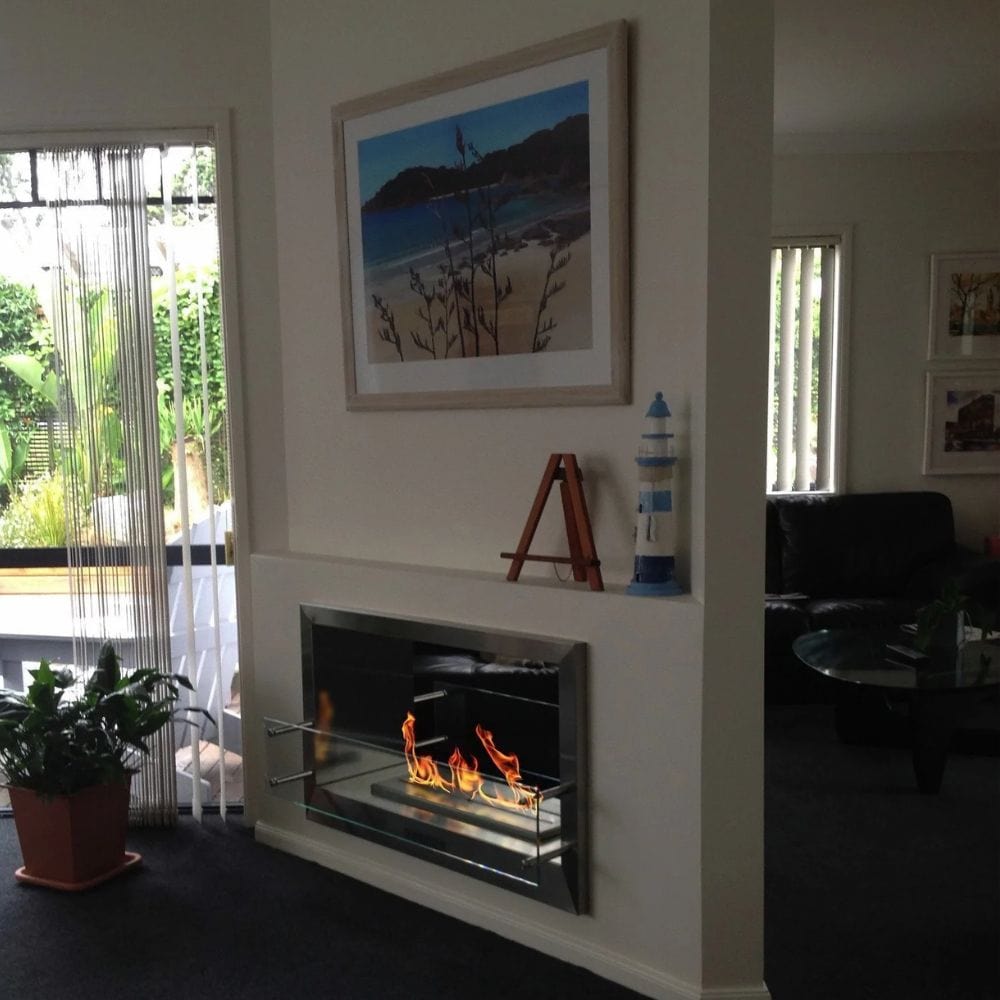 The Bio Flame 38-Inch Smart Firebox DS - See-Through Ethanol Fireplace ...