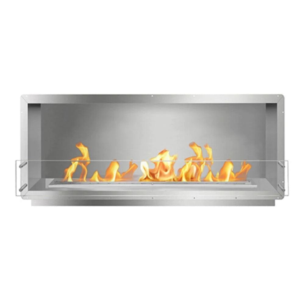 The Bio Flame 60-Inch Smart Firebox SS - Built-in Ethanol Fireplace ...