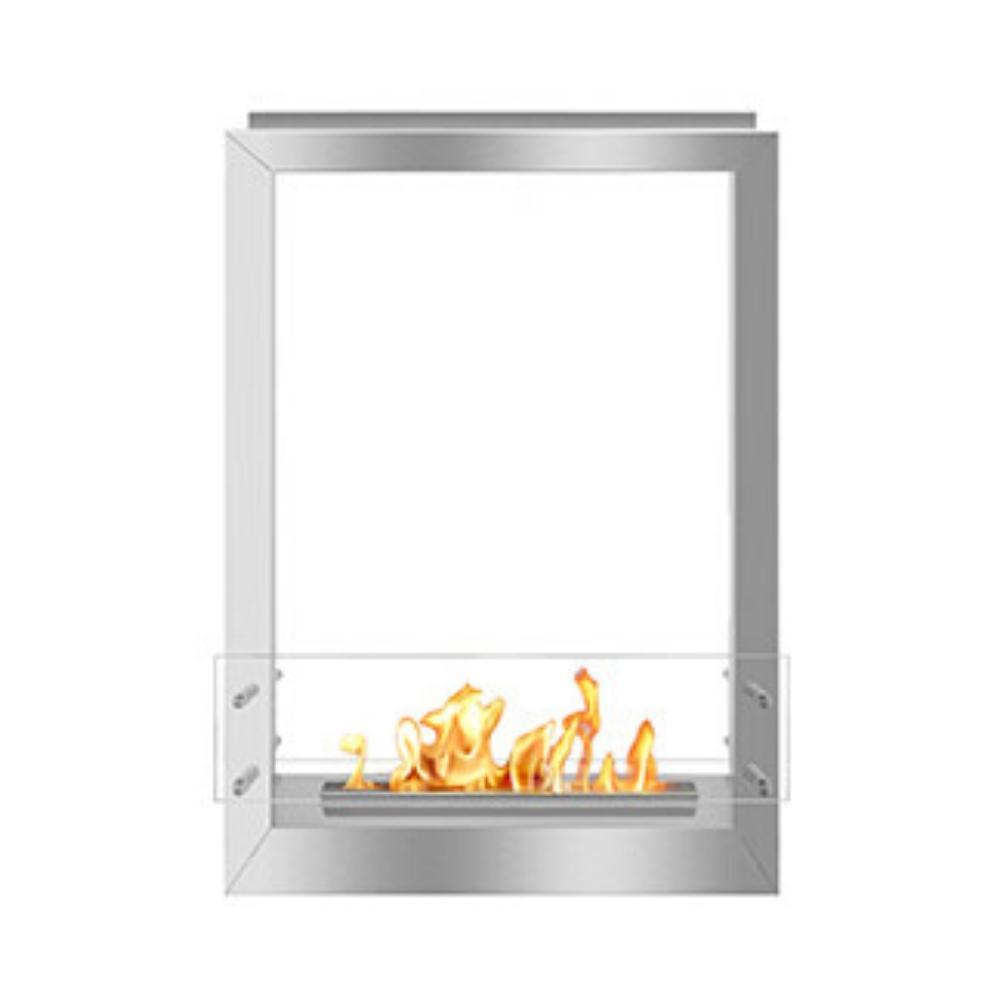 The Bio Flame 24-Inch Firebox DS Built-in See-Through Ethanol Fireplac ...
