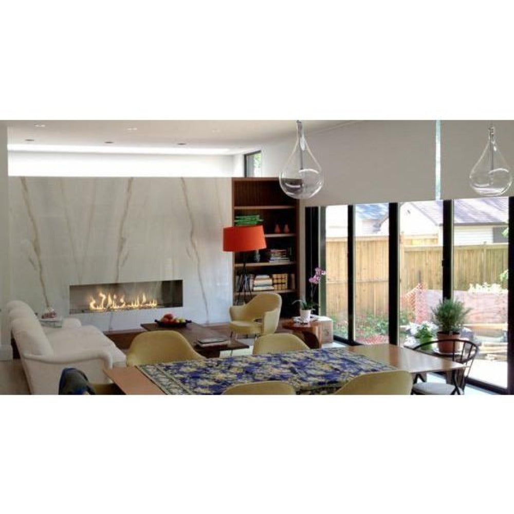 The Bio Flame 72-Inch Smart Firebox SS - Built-in Ethanol Fireplace ...