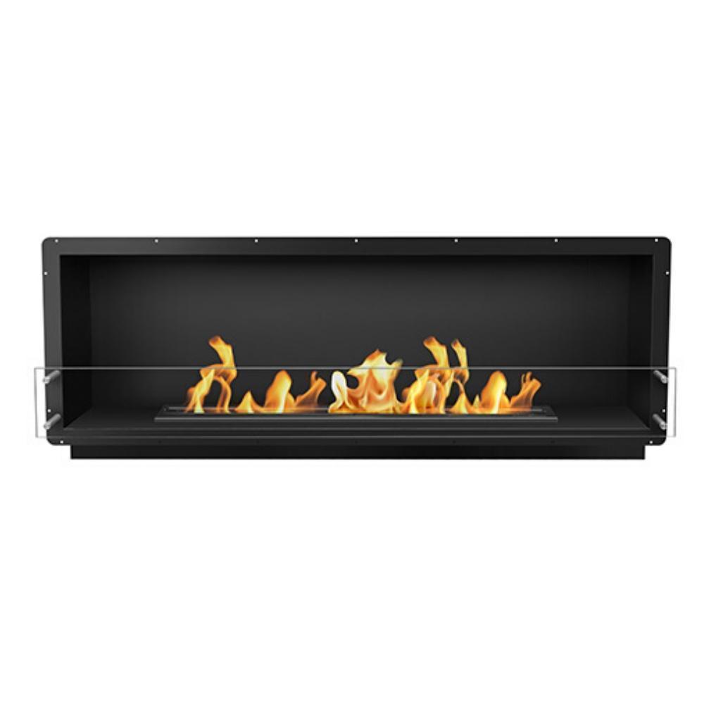 The Bio Flame 72-Inch Smart Firebox SS - Built-in Ethanol Fireplace ...